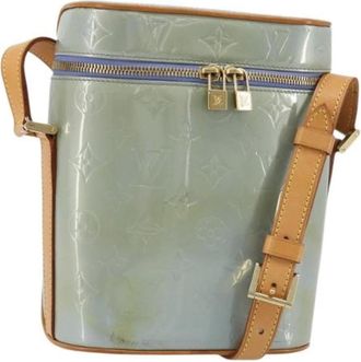 Louis Vuitton Sac bandouli&egrave;re vintage en cuir verni Pre-owned - Femme - Pre-owned - Gris - Taille: ONE Size