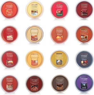 Yankee Candle Company Scenterpiece Easy MeltCups - Set mit 4 zufälligen Duftproben (Herbst/Herbst)