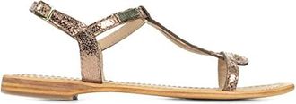 Les Tropeziennes Les Tropeziennes par M. Belarbi Femme HAMAT Chaussures Ville Sandale, Bronze, 40