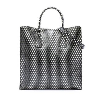 Prada Sac fourre-tout Saffiano imprim&eacute; Pre-owned - Femme - Pre-owned - Noir - Taille: ONE Size