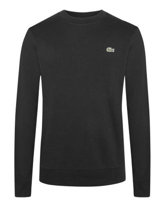 Lacoste Sweatshirt in Fleece-Qualit&auml;t mit Krokodil-Aufn&auml;her, Classic Fit in