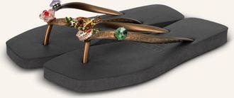 UZURII Uzurii Flip Flop Flore Square Grande schwarz