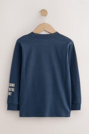 Next Langarmshirt 3er-Pack Langarmshirts mit Grafik aus Baumwolle (3-tlg)