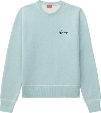 Kenzo Femme, Pulls, Bleu, Taille: 36 FR Pull col rond