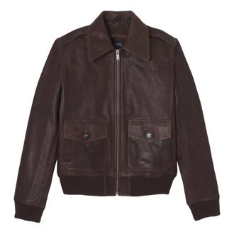 A.P.C. A.p.c., Damen, Jacken, Braun, XSGr&ouml;&szlig;e