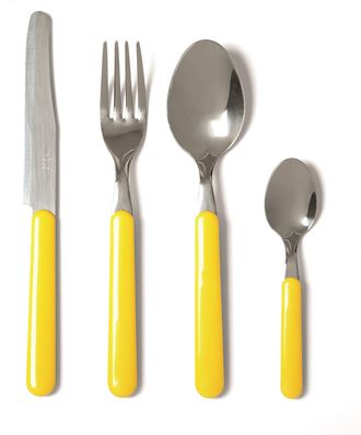 Excelsa Fashion Service 24-teilig, Edelstahl, Gelb