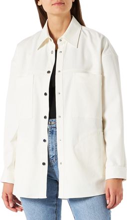 HUGO BOSS Damen Evilya Blouse, Natural102, 36 EU