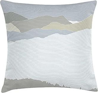 TAK Design Zweig Design Kissen, Baumwolle, Multi Farbe, 45 mm x 45 mm x 2 mm