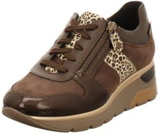 Mephisto Elisia VF./VP., Femme Basket_Mode_Basse Marron bi-mati&egrave;re UK6-39 1/3 EU