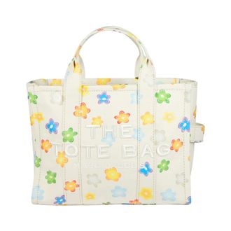 Marc Jacobs Femme, Sacs, Multicolore, Taille: ONE Size The Medium Tote Wild Daisy Canvas