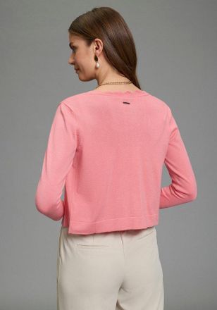 Laura Scott Strickjacke mit femininer Wellenkante