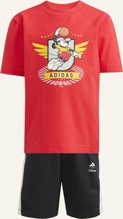adidas Adidas Disney Micky Maus T-Shirt-Set rot