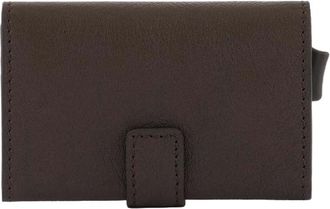 Piquadro Homme, Accessoires, Brun, Taille: ONE Size Porte-cartes de crédit en métal Black Square