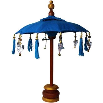 Ancient Wisdom Ancient Wisdom - Parasol Bali Home Decor - Coton - Turquoise - 40cm- Vendu par 1
