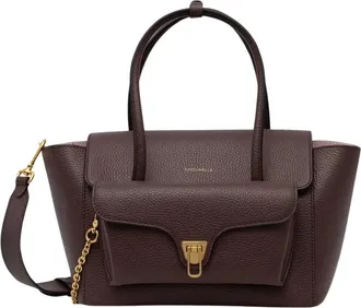 Coccinelle Double Beat Shopper - Femme - Sacs - Brun - Taille: ONE Size