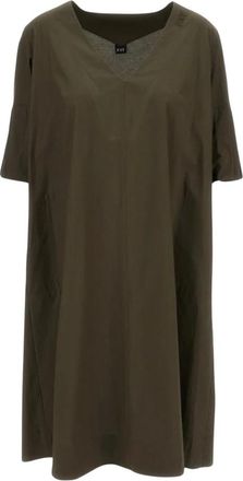 Fay Femme, Robes, Brun, Taille: 40 FR Abito Scollo V M/C