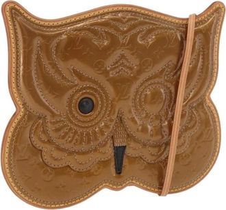 Louis Vuitton Sac bandouli&egrave;re vintage en cuir verni Pre-owned - Femme - Pre-owned - Brun - Taille: ONE Size