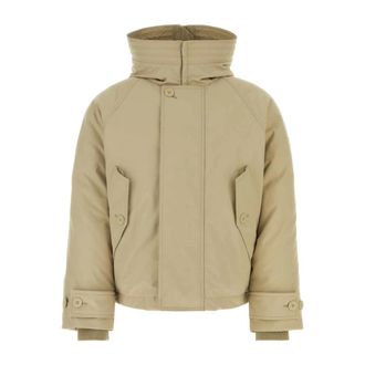 Ferragamo Gef&uuml;tterte beige Jacke aus Polyestermischung - - Jackets - Herren - Beige - M
