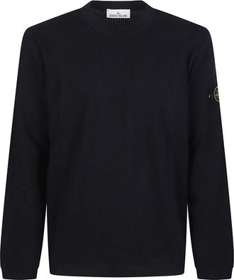 Stone Island Homme, Pulls, Bleu, Taille: M Pull Ras du Cou