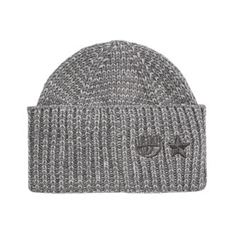 Chiara Ferragni Beanie - - Accessories - Damen - Grau - ONE SIZE
