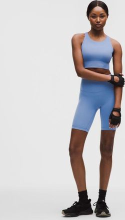 lululemon Short Wunder Train taille haute pour Femmes - 20 cm - Bleu - Taille 10