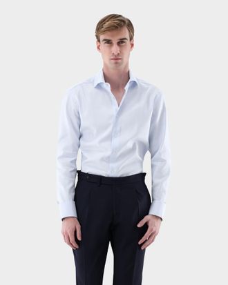 van Laack Natt&eacute; Hemd mit Haifischkragen Tailor Fit