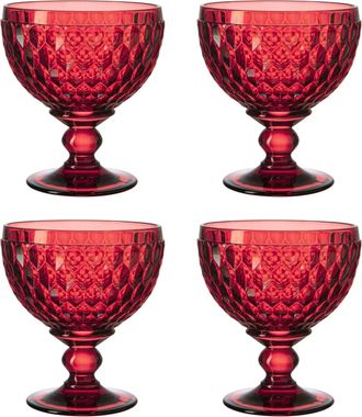 Villeroy & Boch Boston Coloured 4er Set Sektschale rot