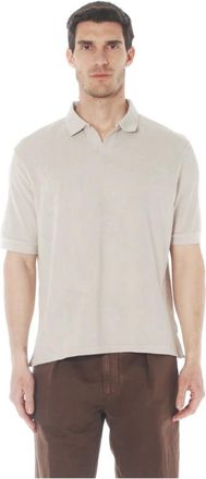 04651/ Homme, Tops, Beige, Taille: L Polo en &eacute;ponge