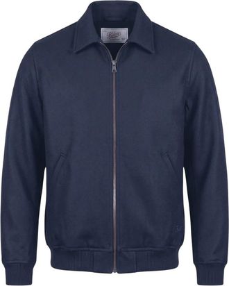 Bl'ker Woll Bomberjacke - - Jackets - Herren - Blau - L