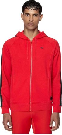 Diesel Herren, Sweatshirts & Hoodies, Rot, XLGr&ouml;&szlig;e