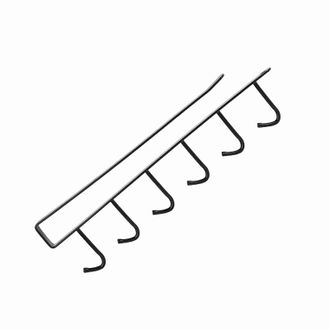 CHICIRIS Multifunktionaler Haken Zum Aufh&auml;ngen, Schrankregalhaken, Stabile Metallkonstruktion, K&uuml;chenaufbewahrungsregal, Organizer f&uuml;r Utensilien, Handt&uuml;cher, 