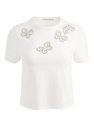 Alice & Olivia T-Shirt - Wei&szlig;
