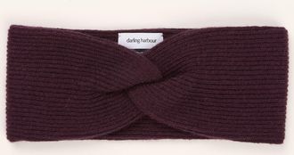 Darling Harbour Darling Harbour Stirnband Aus Cashmere lila