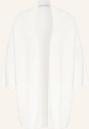 Iris Von Arnim Iris Von Arnim Strickh&uuml;lle Mit 3/4-Arm weiss