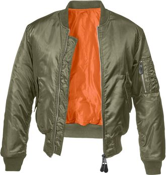 Spass Kostet Herren M&auml;nner Pilotenjacke Bomberjacke khaki oliv armeegr&uuml;n Gr&ouml;sse S - 7XL