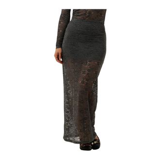 Modstr&ouml;m Gr&uuml;ner Maxi-Rock im TildeMD-Stil - - Skirts - Damen - Gr&uuml;n - XL