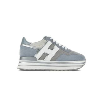 Hogan Femme, Chaussures, Bleu, Taille: 40 EU Midi H222 Baskets