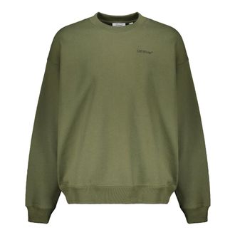 Off-white Logo Rundhals-Sweatshirt - - Sweatshirts & Hoodies - Herren - Gr&uuml;n - XL