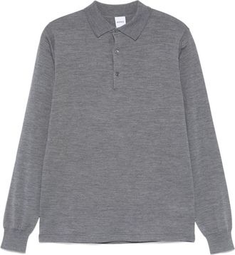 Aspesi Poloshirt aus Schurwolle - Grau