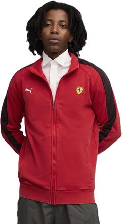 Puma Herren Scuderia Ferrari T7 Jacke XL, Rosso Corsa Red