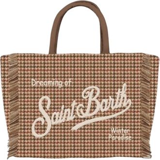 MC2 Saint Barth Femme, Sacs, Brun, Taille: ONE Size Colette Wool Handbag