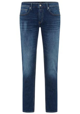 Replay Straight-Jeans REPLAY WILLBI, Herren, Gr. 30, L&auml;nge 34, dunkelblau 632, Denim/Jeans, Obermaterial: 98% Baumwolle, 2% Elasthan, Basic, regular fit norm