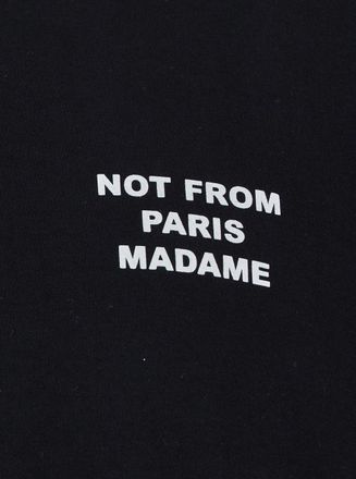 Dr&ocirc;le de Monsieur Graphic Print Cotton T-Shirt - Black