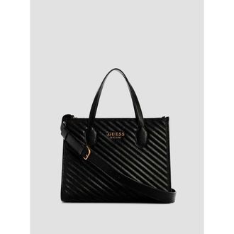 Guess Cabas / Shopping Silvana 2 Comp Tote Black QV866522