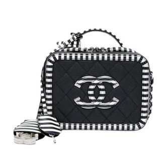 Chanel Pre-owned Filigree Vanity Bag - - Pre-owned - Damen - Schwarzk - ONE SIZE