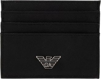 Emporio Armani Femme, Accessoires, Noir, Taille: ONE Size Card Case with Logo