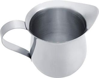 CHICIRIS Eujgoov Pichet à Mousse de Lait, Construction en Acier Inoxydable de qualité Supérieure, Excellente Idée, Utilisation Polyvalente, Conception sans Gâc