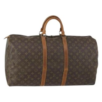 Louis Vuitton Sac Week-end en Toile Pre-owned - Femme - Pre-owned - Brun - Taille: ONE Size