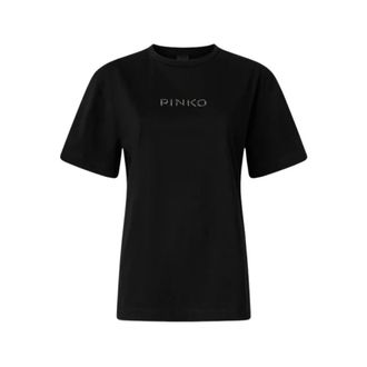 Pinko Fantastisches T-Shirt - - Tops - Damen - Schwarzk - S