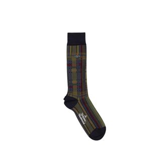 Vivienne Westwood Homme, Sous-v&ecirc;tements, Multicolore, Taille: M Chaussettes &agrave; Carreaux Multicolores
